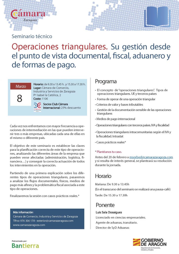 Operaciones triangulares. Su gestión desde el punto de vista documental ...